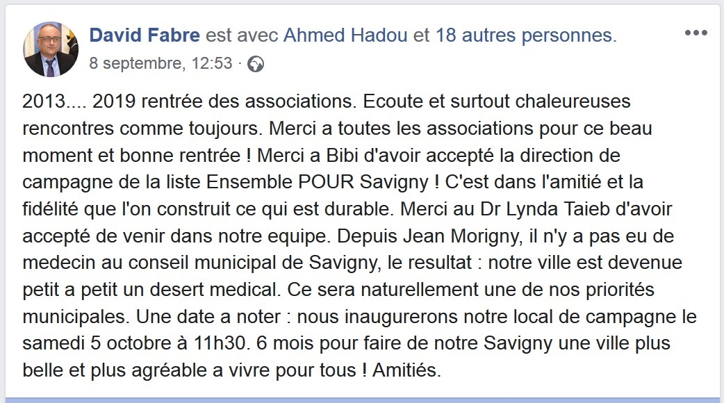 Sur les femmes en deuxième position des listes de David FABRE – LE ...